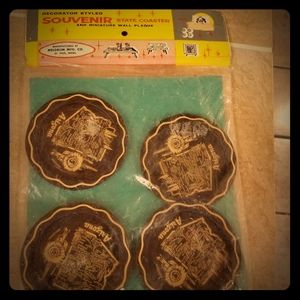 Other | Vintage State Coasters | Poshmark